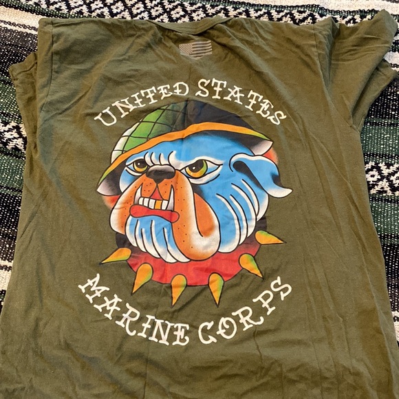 Soffe | Shirts | Usmc Bulldog Skivvy T Tshirt Shirt Tee Medium Marine ...